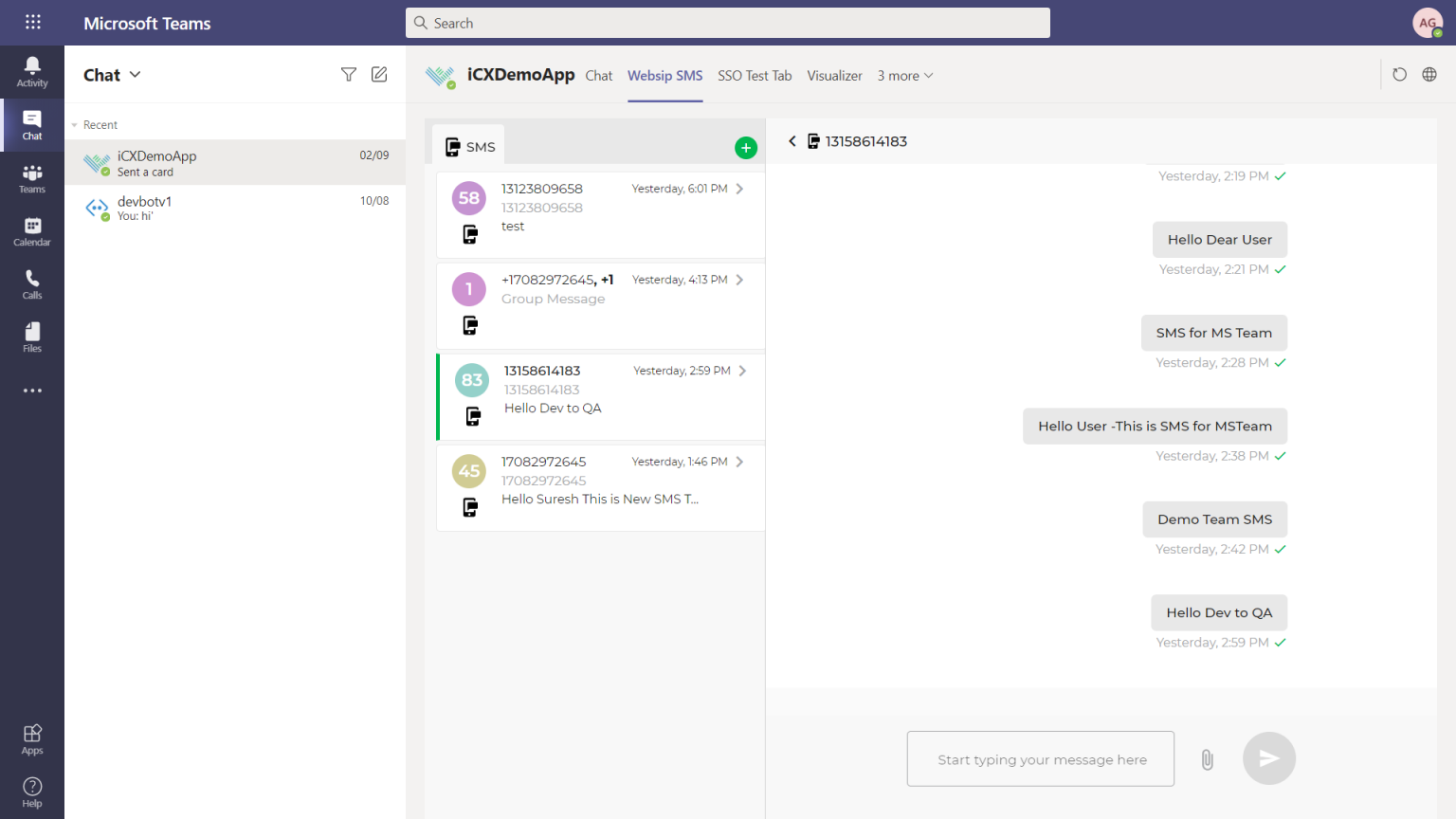 Setting Up SMS for Microsoft Teams - TetraVX Support